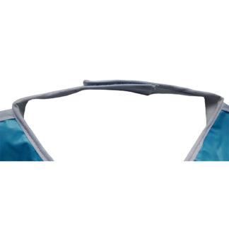 Reusable adult vinyl bib (blue) - Adult Plastic Bibs